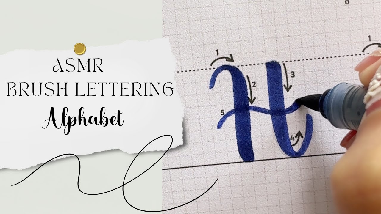 Brush Lettering Alphabet for Beginners: Step by Step Guide 🖌️ ...