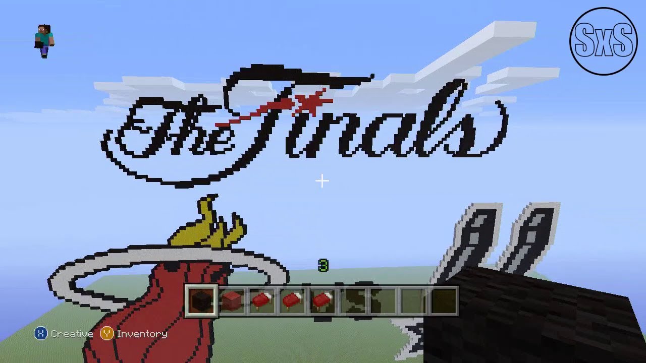 Minecraft: NBA Finals Logo - Quick Build - YouTube