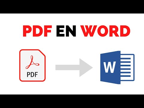 Comment CONVERTIR un PDF en Word ? Sans autre logiciel