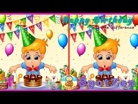 Spot The Differences: Birthday - YouTube