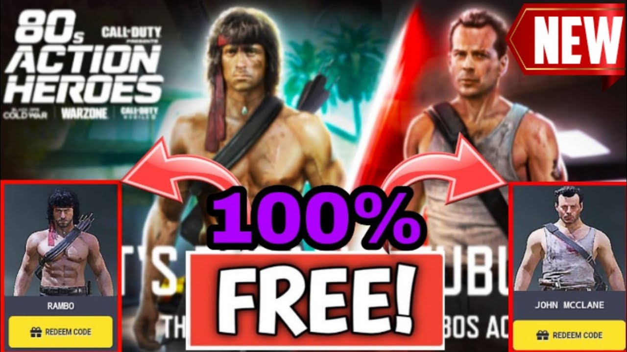 let see two free skin (Rambo and John mcclane ) which one is the best ...