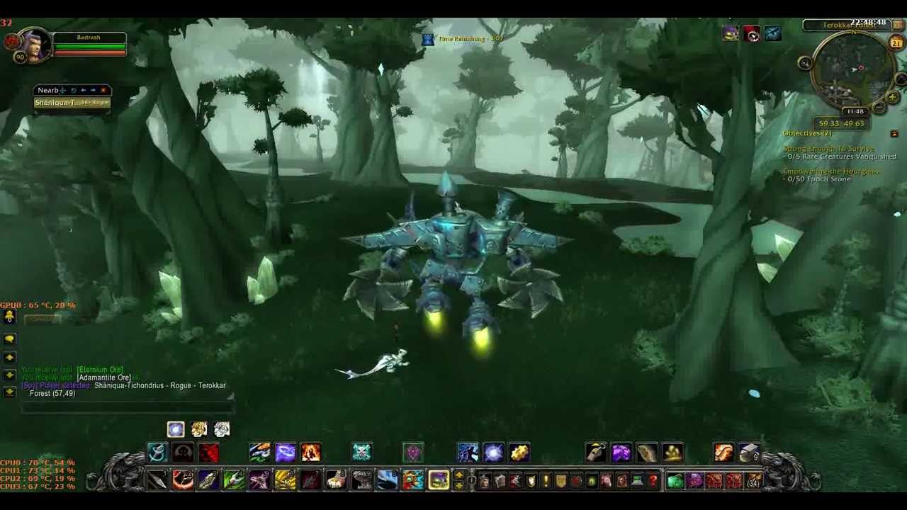 Terokkar Forest WoW gank fest - YouTube