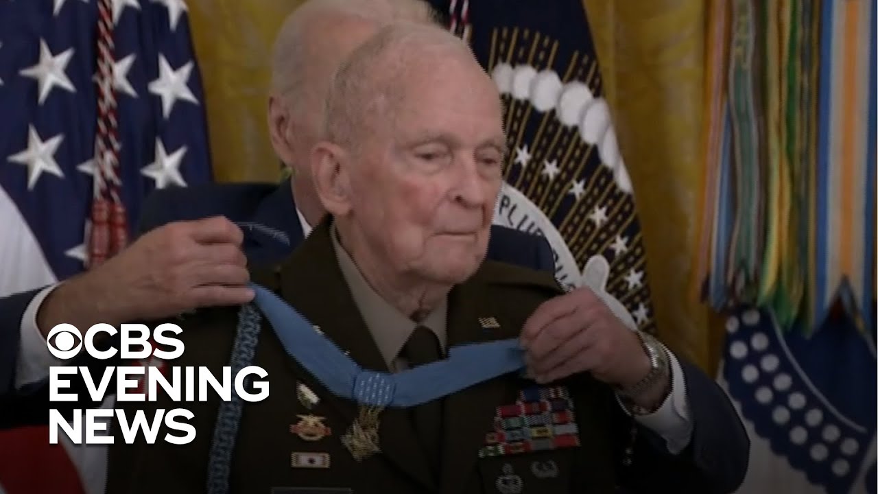 Korean war veteran receives Medal of Honor - YouTube