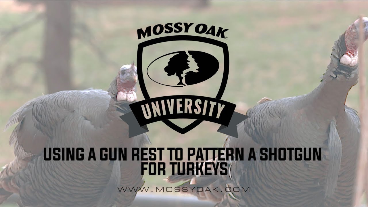Using A Gun Rest To Pattern A Shotgun For Turkeys - YouTube