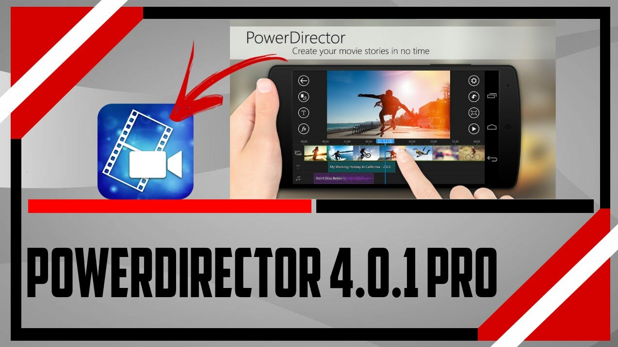 PowerDirector 4.0.1 PRO Sem Marca D'água - Todo Desbloqueado - YouTube