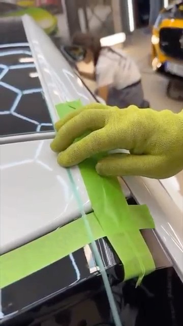 Gloss Black Roof Wrap – Full Process - YouTube