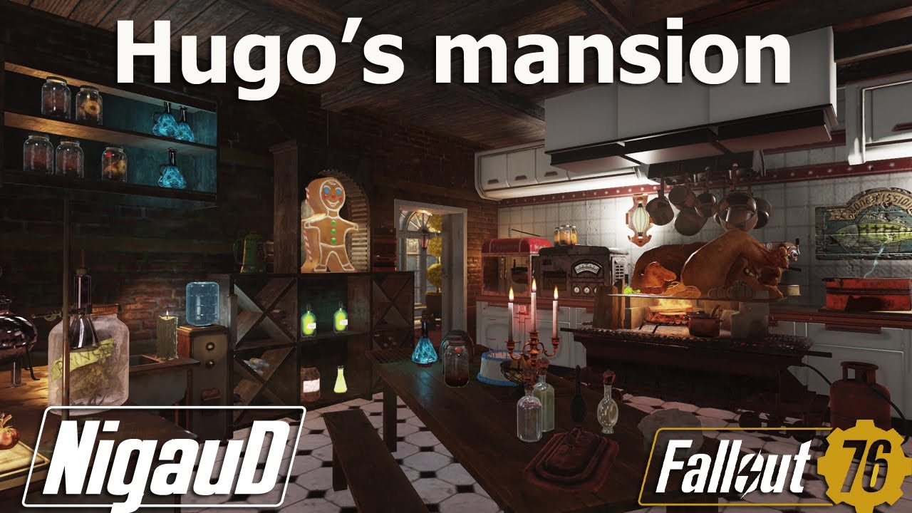 Fallout 76 camp : Hugo's Mansion . Skyline Valley - YouTube