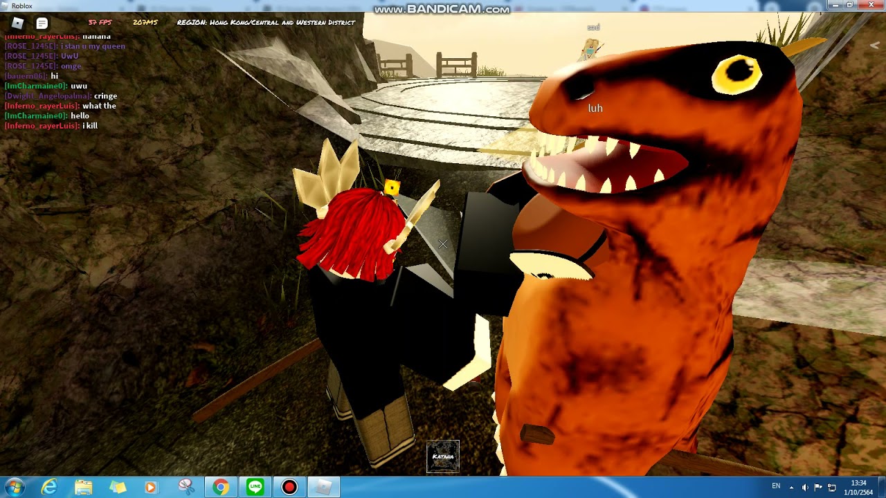 Roblox ZOぞ [KILL EFFECTS] ไดโนเสาร์ผู้ล้างแค้น - YouTube