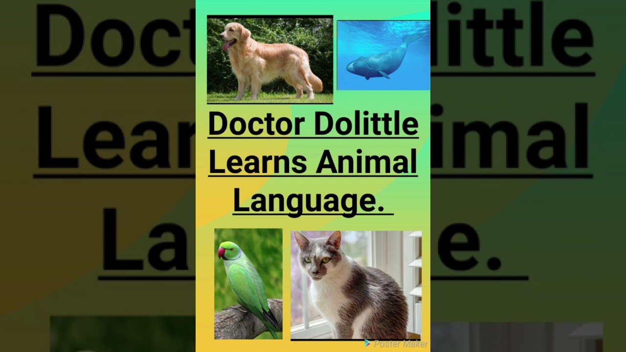 Doctor Dolittle Learns Animal Language. - YouTube