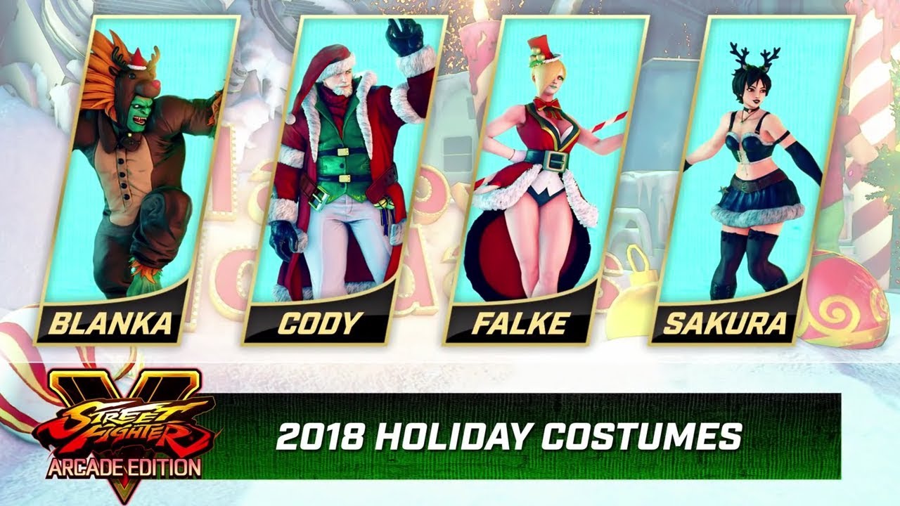 Street Fighter V Arcade Edition - All Costumes 2018 - YouTube