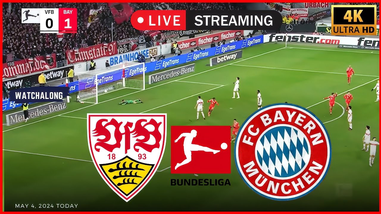 ⚽ [ LIVE ] Vfb Stuttgart vs Bayern Munich Bundesliga 23/2024 Full Match ...