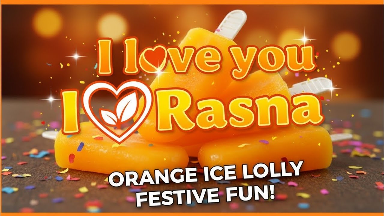 Rasana Orange Lolly Ice | Popsicle ice I रसना से बनाए टेस्टी आइस I ...