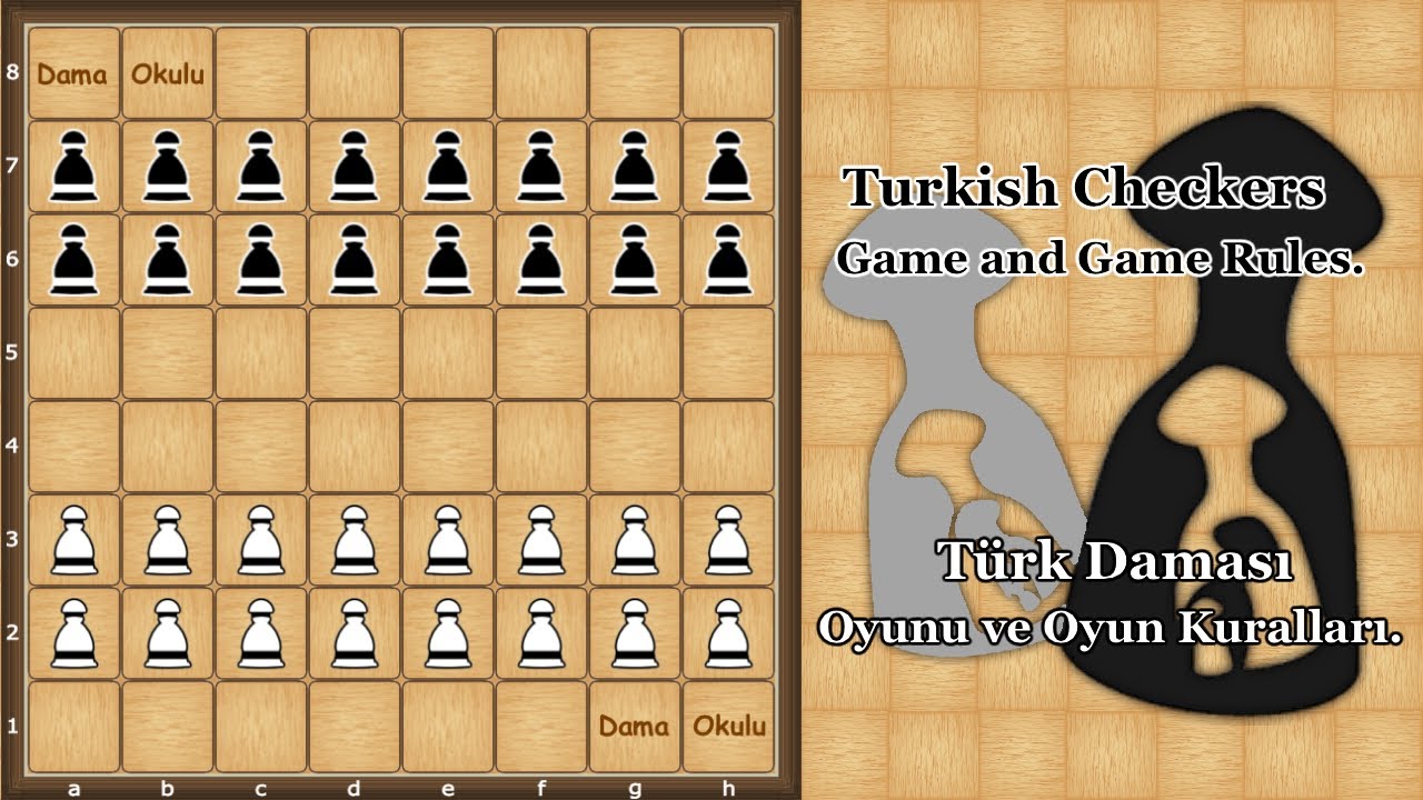 Dama Nasıl Oynanır? | Dama Böyle Oynanır | Türk Daması Oyunu ve Oyun ...