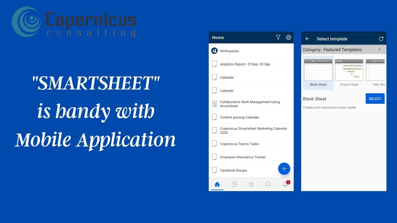 SMARTSHEET - Mobile Application (An Overview) - YouTube