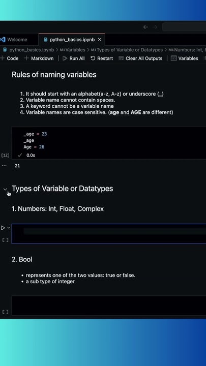 What are Datatypes in Python? Introduction to Datatypes #datatypes #shorts #pythontutorial - YouTube