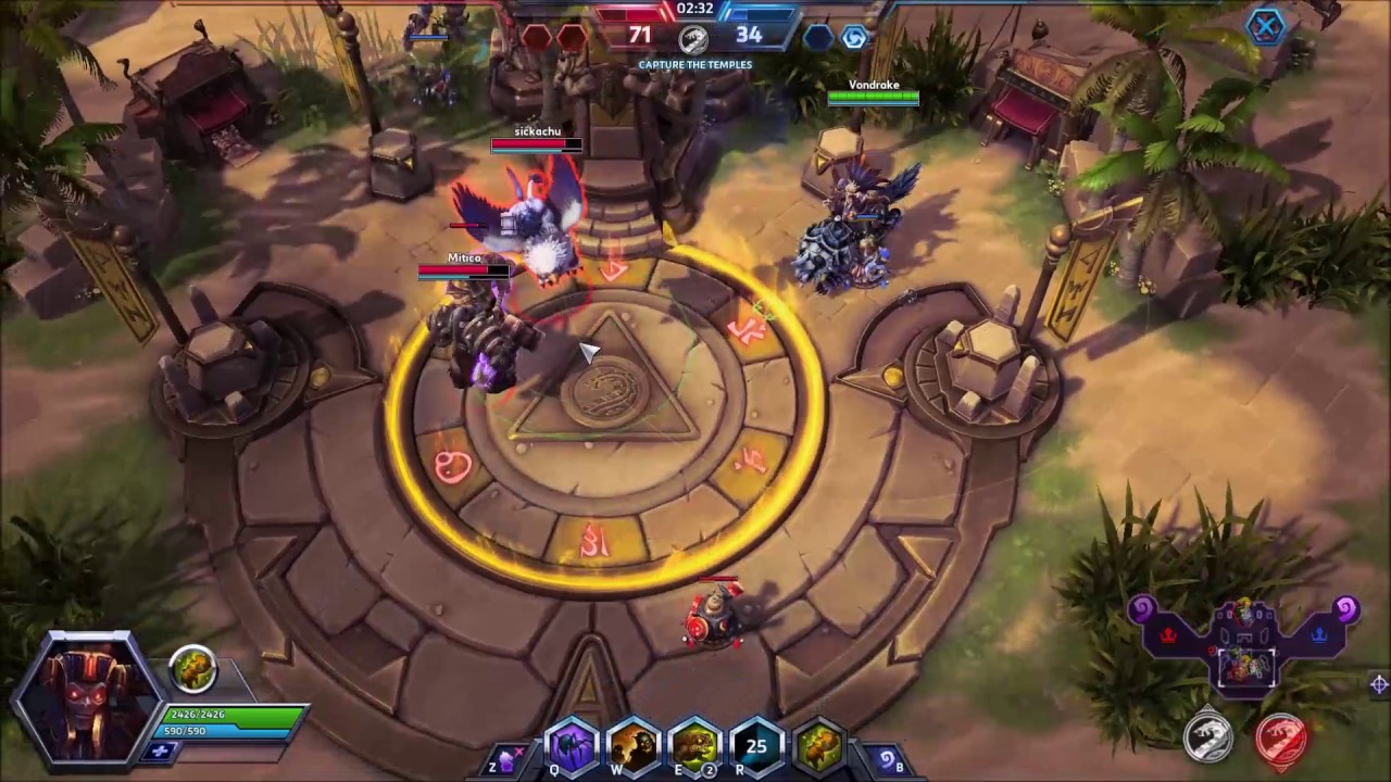Heroes of the Storm: Temple Arena #1 - YouTube