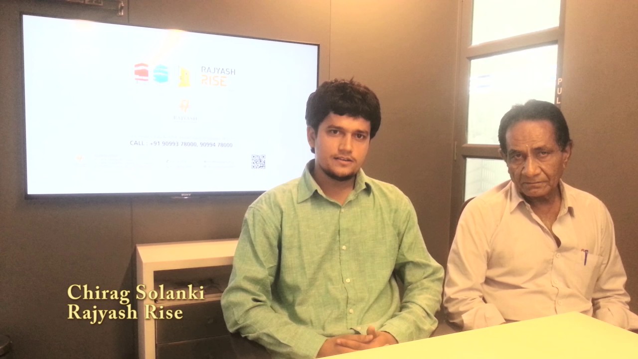 Chirag Solanki | Rajyash Rise | Testimonial - YouTube