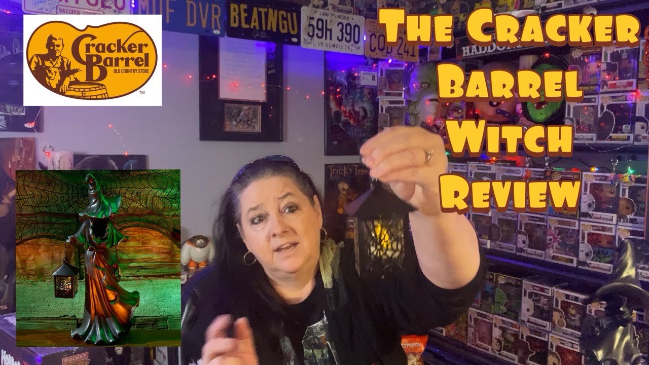 The Cracker Barrel Black Witch Halloween Decor Review - YouTube