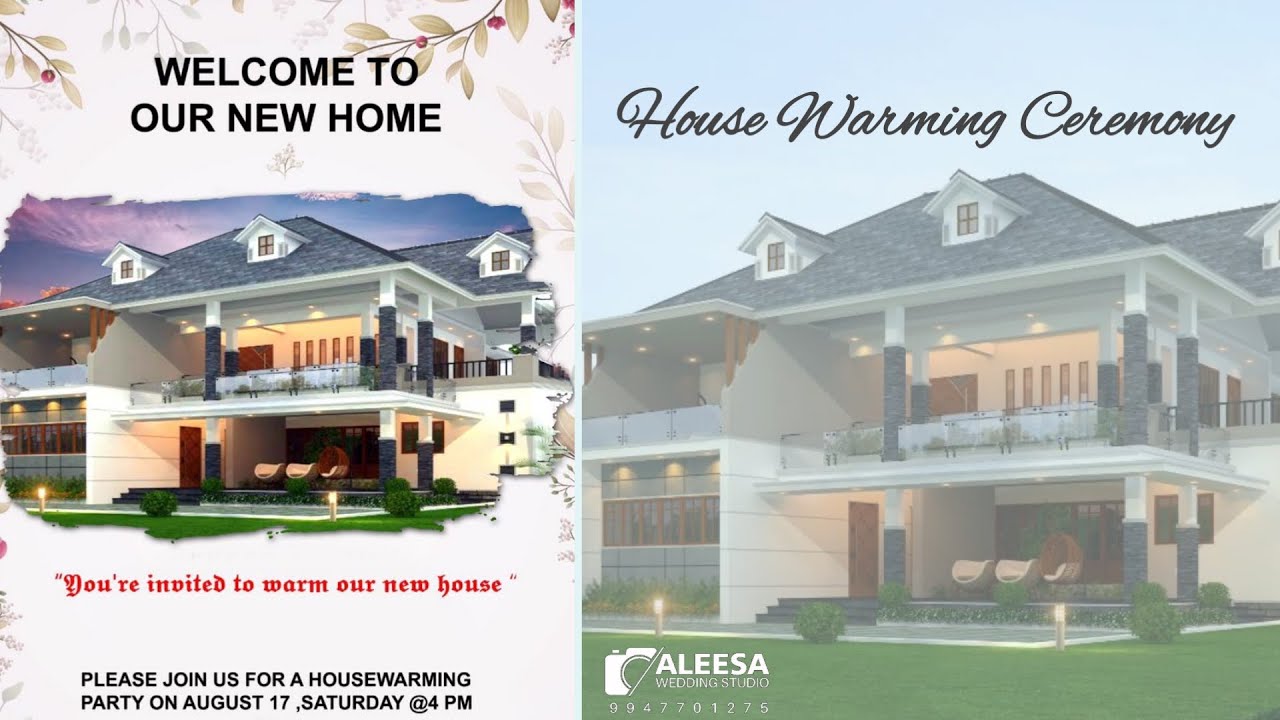 HOUSE WARMING CEREMONY / 17 AUGUST 2024 @ 06:00 PM(IST) - YouTube