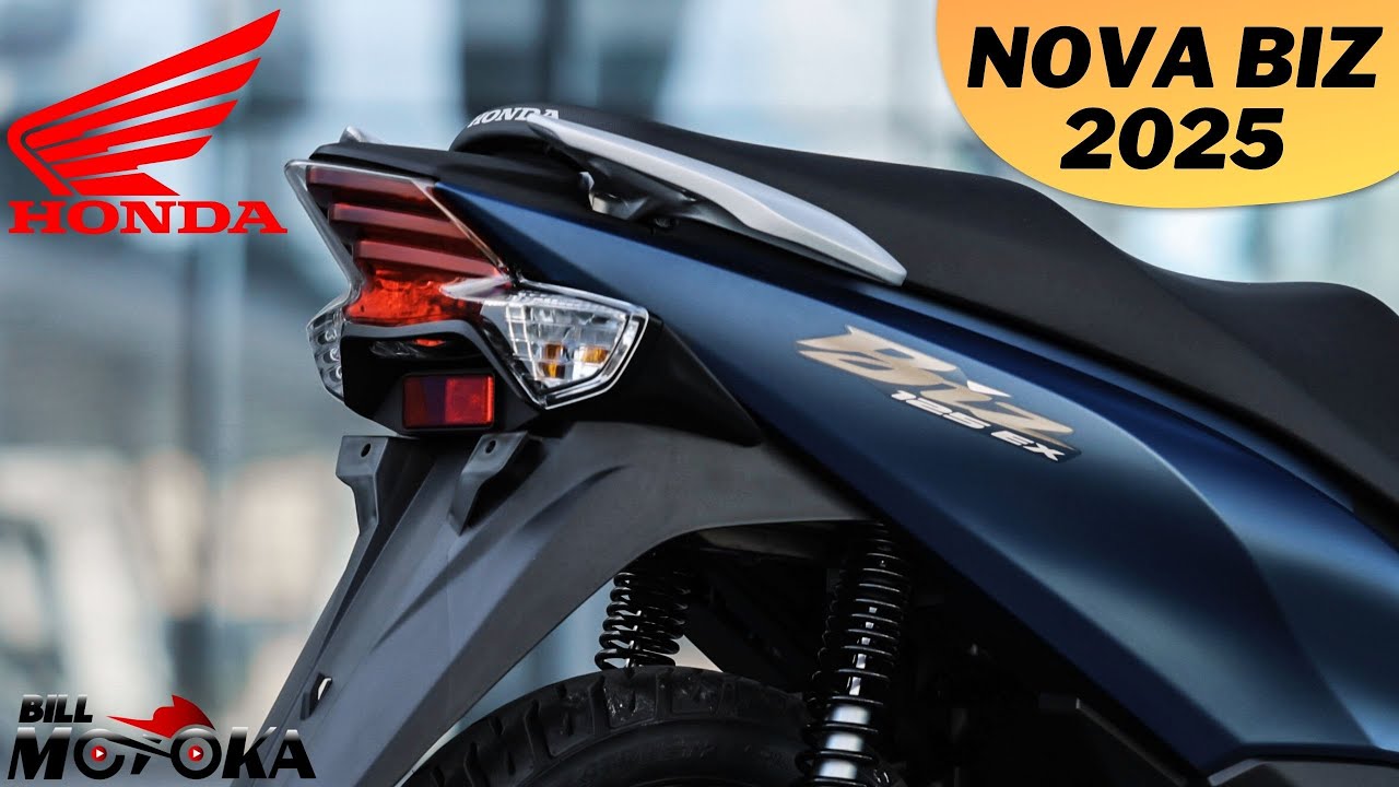 Lançamento oficial HONDA BIZ 2025 em duas versões, veja detalhes, cores ...