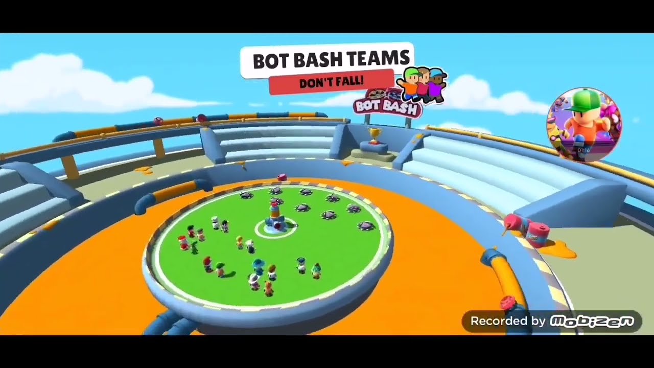Stumble Guys Bot Bash Teams - YouTube