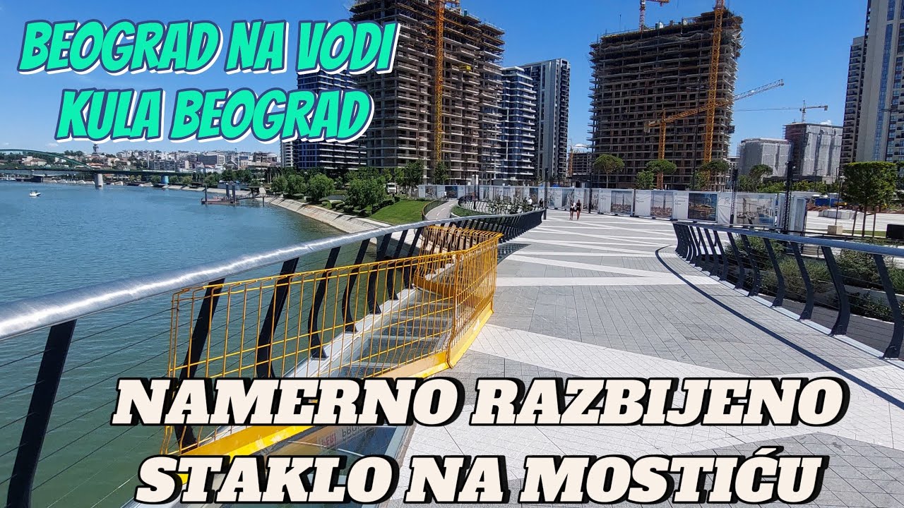 Beograd na vodi rešena misterija stakla na Mostiću kod Kule Beograd ...