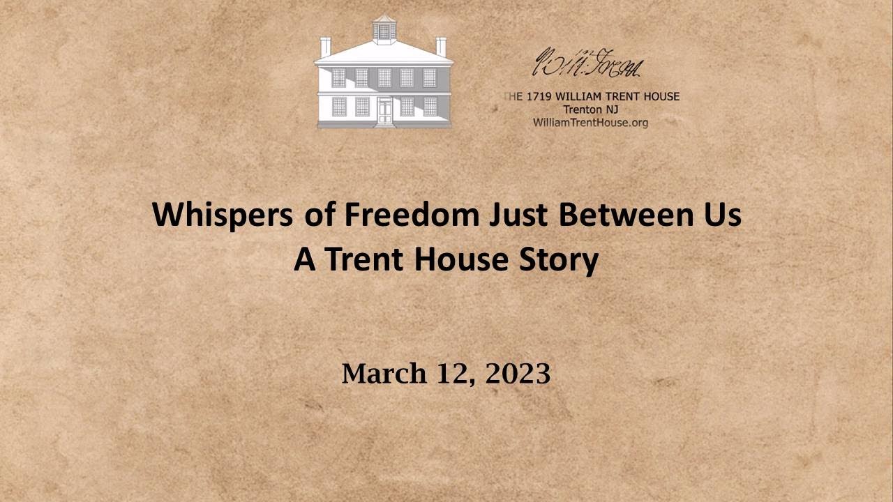 Whispers of Freedom Just Between Us, A Trent House Story - YouTube