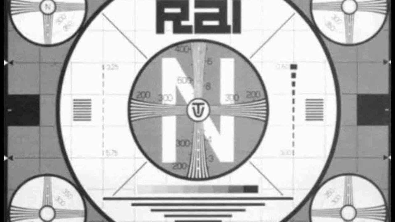 Rai - Sequenze 09 -12 - Monoscopio anni '60 Prima serie - YouTube