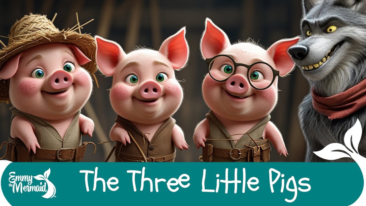 Three Little Pigs and Big Bad Wolf | Fun Fair Tale Songs for Kids ...