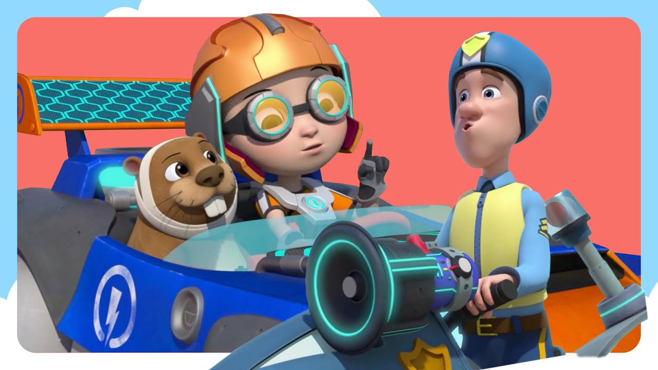 Rusty Helps Officer Carl + Jam at the Dam 🦫🚨 | Spin Kids Cartoon ...