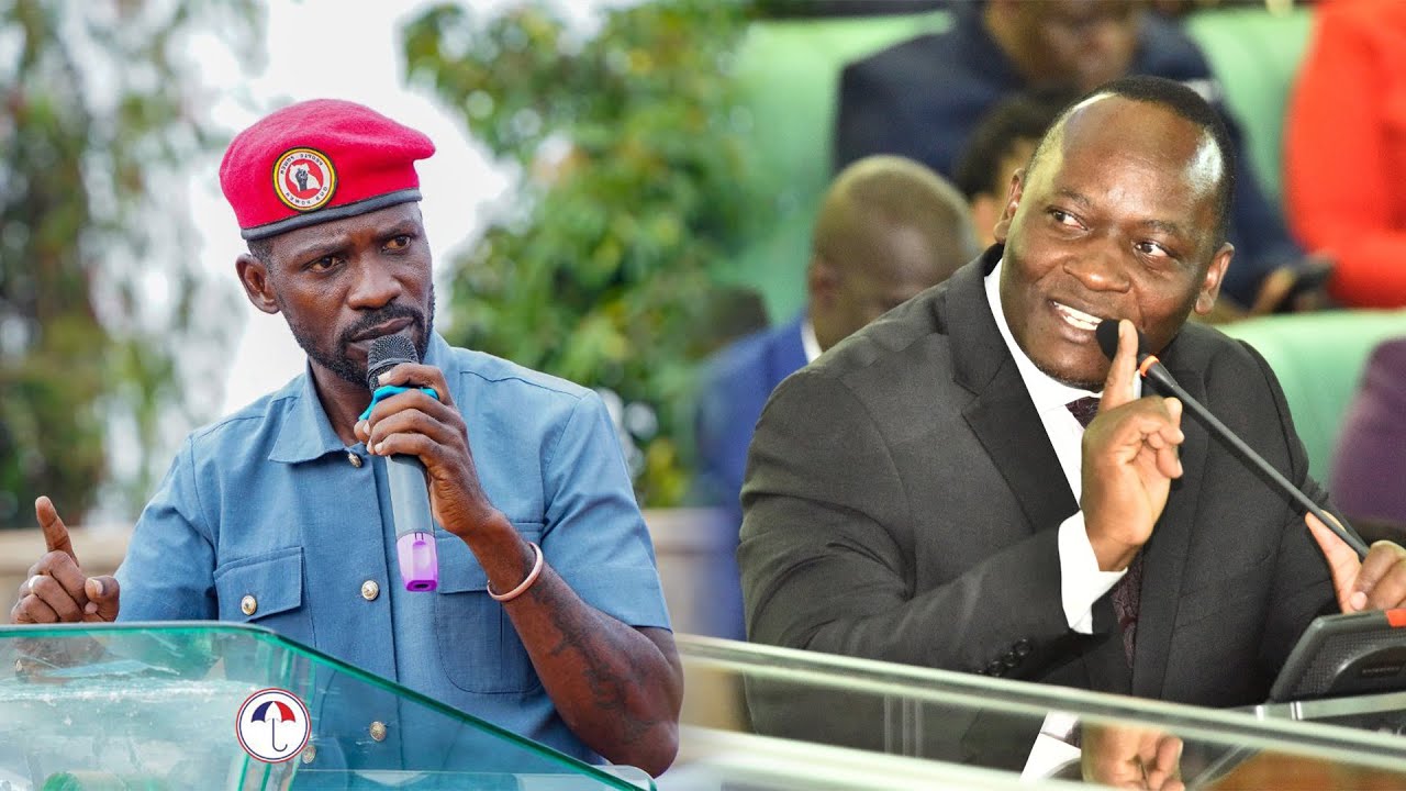 Olutalo wakati wa Bobi Wine ne Mpuga lukyalanda - YouTube
