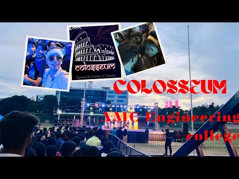 AMC engineering college rock in event COLOSSEUM 2023.#amc #banglore ...