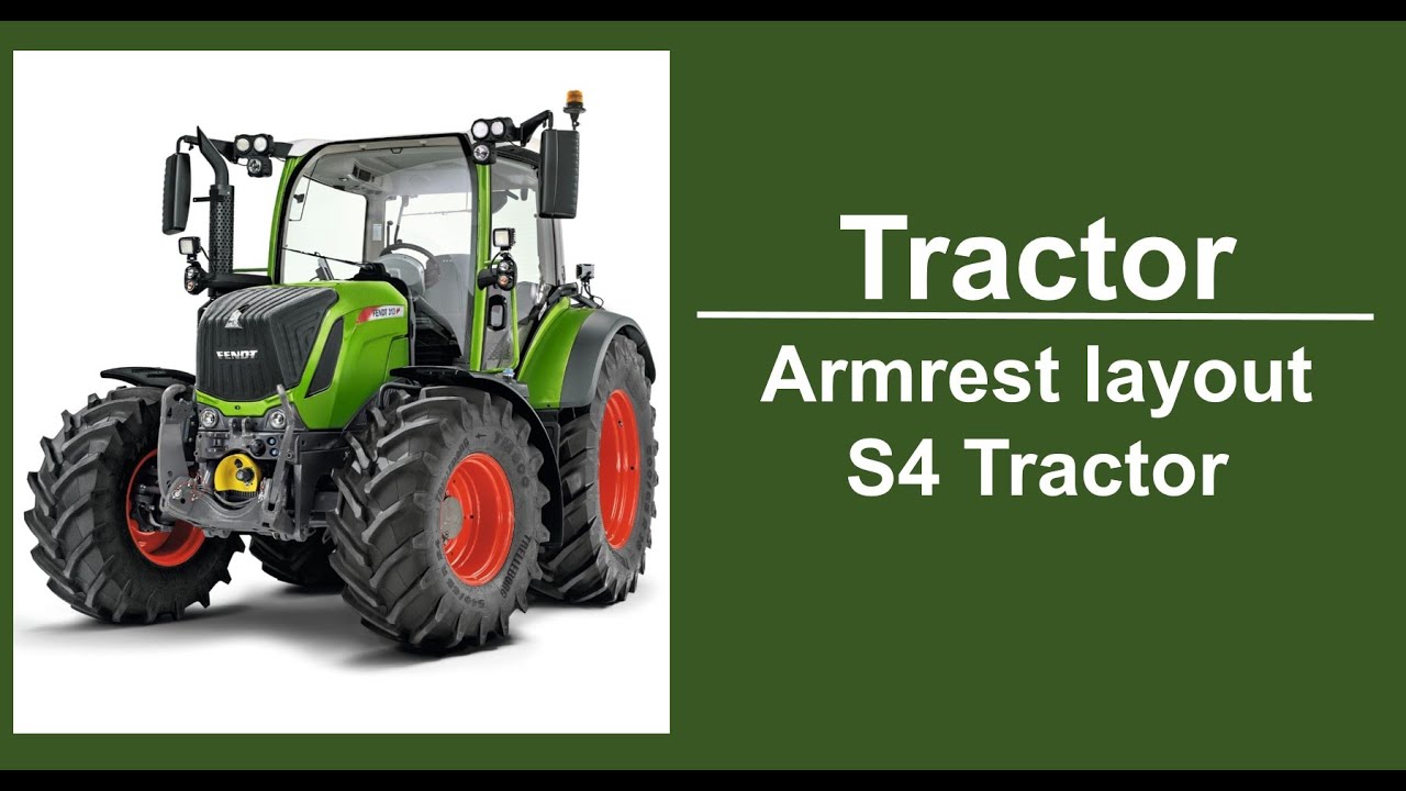 Tractor Armrest layout - YouTube