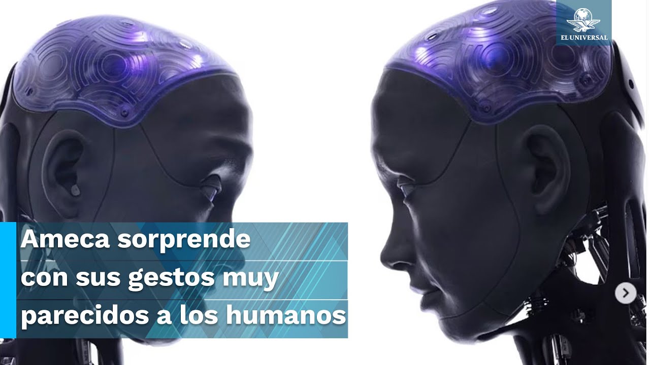 Así reacciona robot al verse a un espejo por primera vez - YouTube