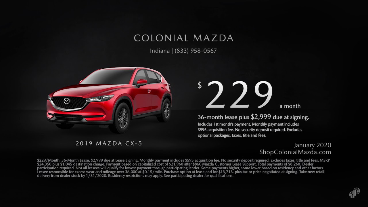 Colonial Mazda January Offers SPS 4 - YouTube