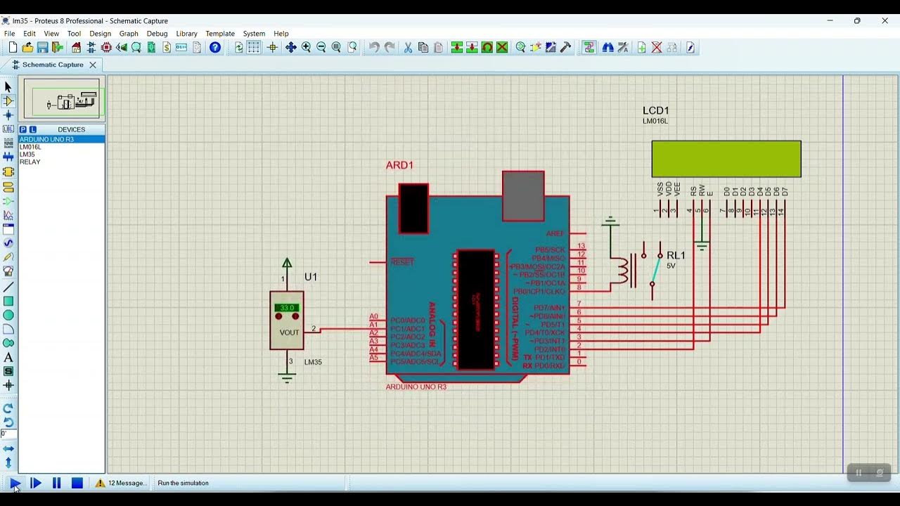 How to connect Arduino software to Proteus simulation(اتصال اردوینو به ...