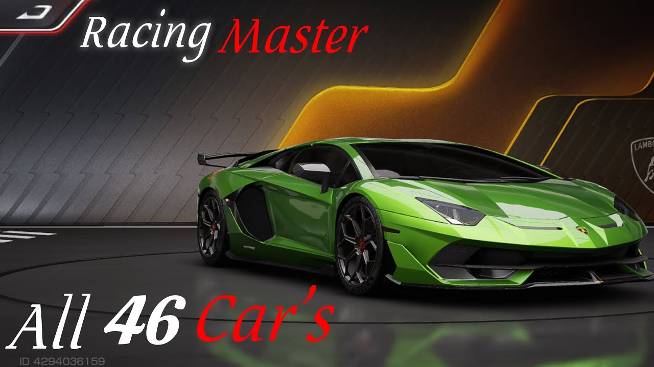 Racing master Japanese Version. 46 Car's. - YouTube