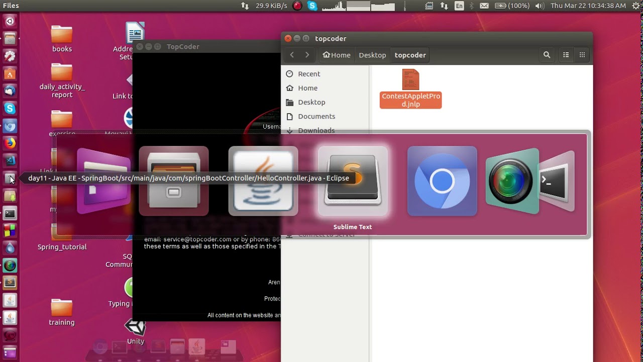 How To Setup Topcoder Arena On Ubuntu Youtube