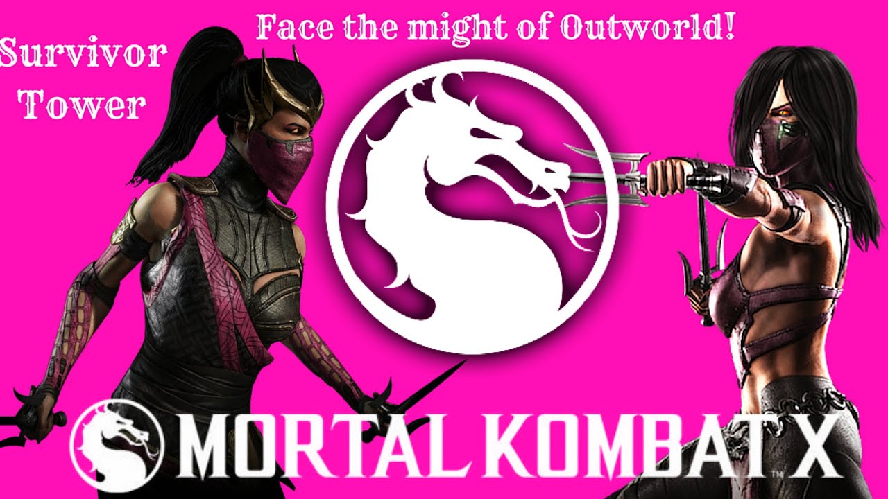 Mortal Kombat X (PS4) Kahnum Mileena (Ravenous) Survivor Tower - YouTube