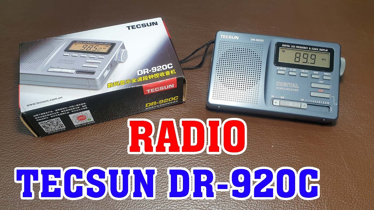 Thật bất ngờ với chiếc đài Radio Tecsun DR-920C. Đó là lý do tôi mua nó ...
