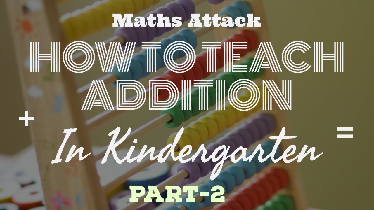 How to teach addition to LKG students (Part-2) #addition - YouTube