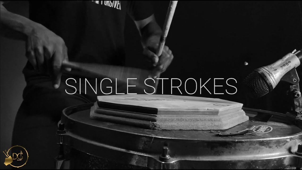 HOW TO BUILD A FAST SINGLE STROKES - RUDIMENT | DRUM LESSONS - YouTube