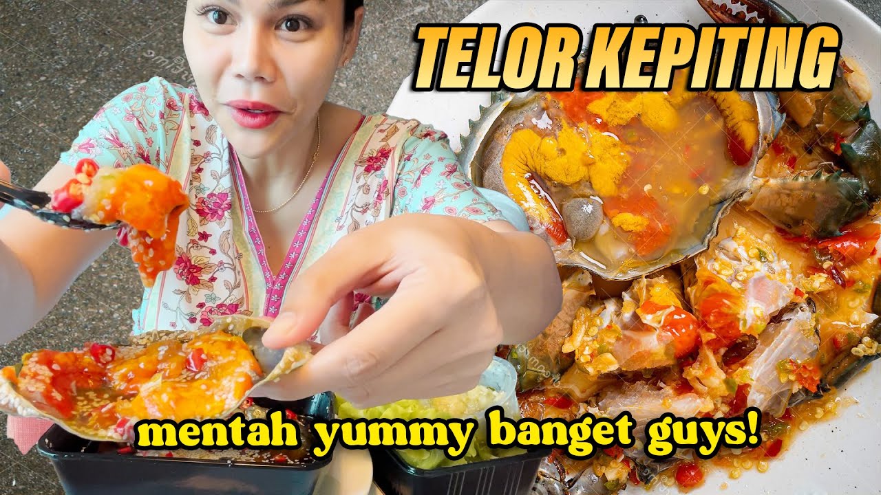 MAKAN TELOR KEPITING MENTAH THAILAND YUMMY BANGET LOH GUYS‼️ - YouTube