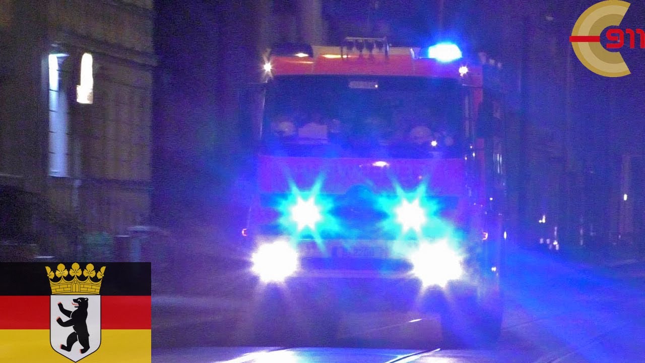 [BERLIN] TLF 24/50 CAFS (TLF 5310) FF-Adlershof auf Einsatzfahrt ...