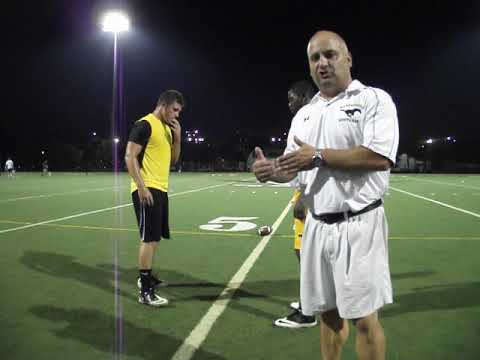 Drill #19 - Offensive Line - REACH BLOCK - YouTube
