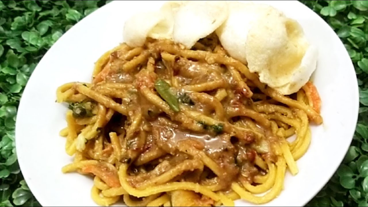 Resep MEMBUAT MIE PECEL ENAK | BUMBUNYA BISA UNTUK STOK DIRUMAH MIENYA ...