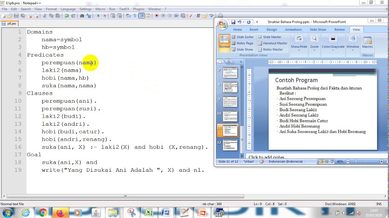 Contoh Soal Struktur Prolog (P6) - YouTube