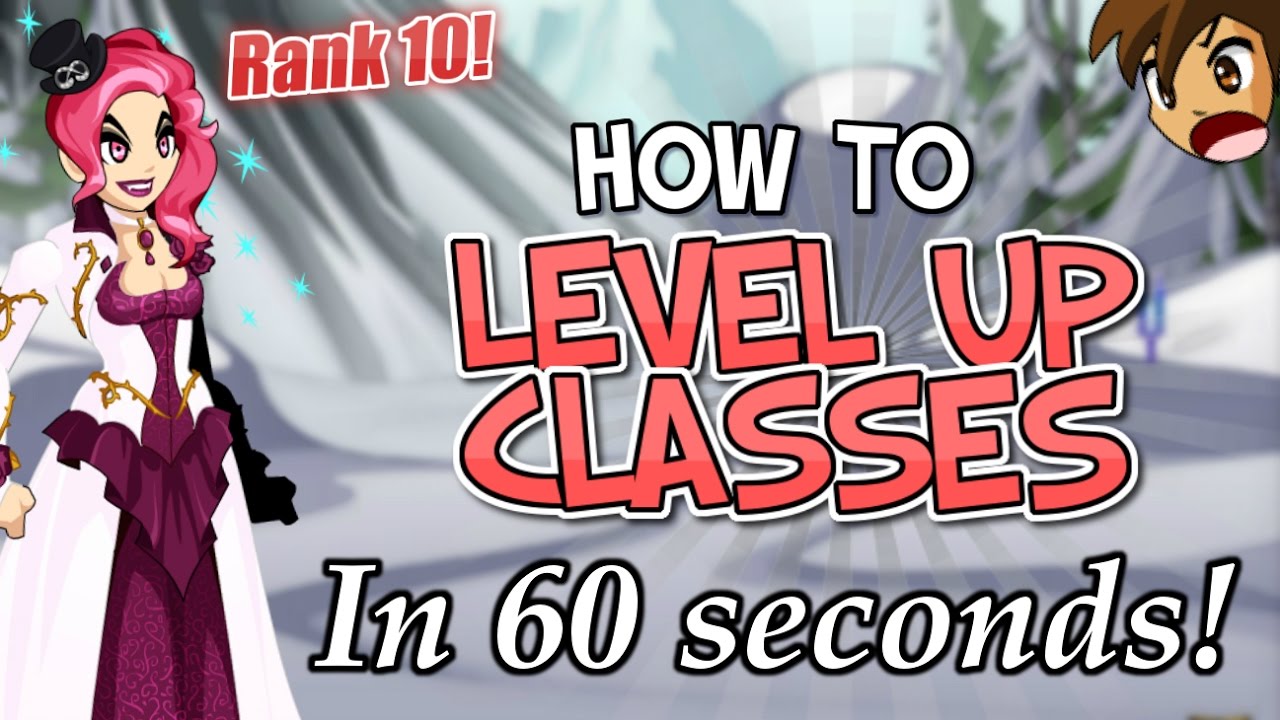 HOW TO GET RANK 10 ON ANY CLASS IN 60 SECONDS! AQW AdventureQuest ...