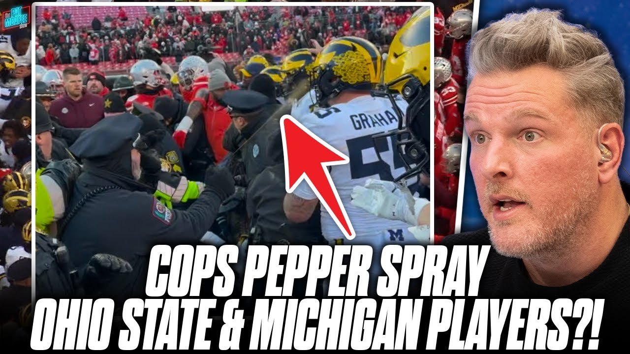 Michigan & Ohio State Players Pepper Sprayed After Flag Planting Leads ...