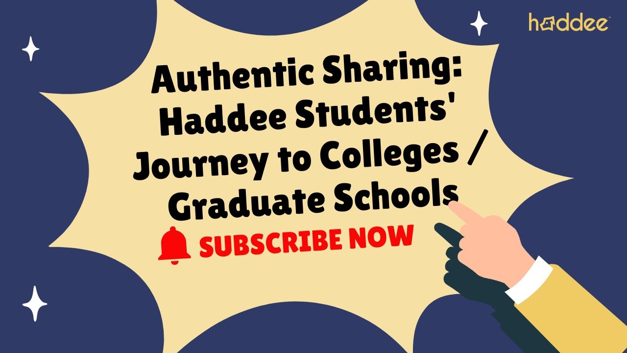 Authentic Sharing: Haddee Students' Journey to Colleges / Graduate ...